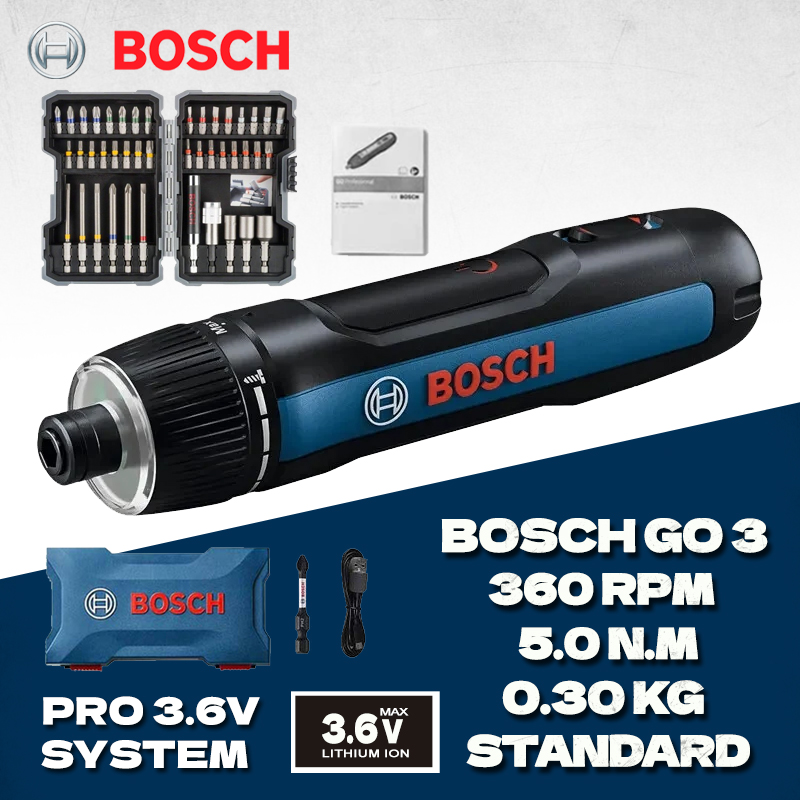 מברגון בוש גו 3 החדש Bosch Go 3 Mini 3.6V w/ Box Bosch Go3 » כלי עבודה יד ראשונה